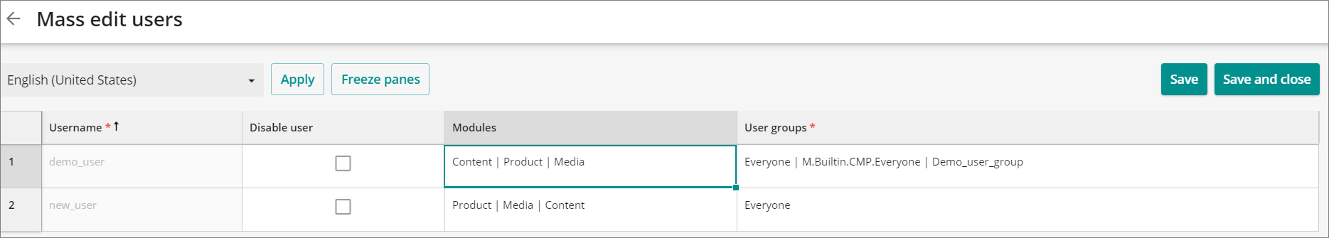 Module assignment | Sitecore Documentation