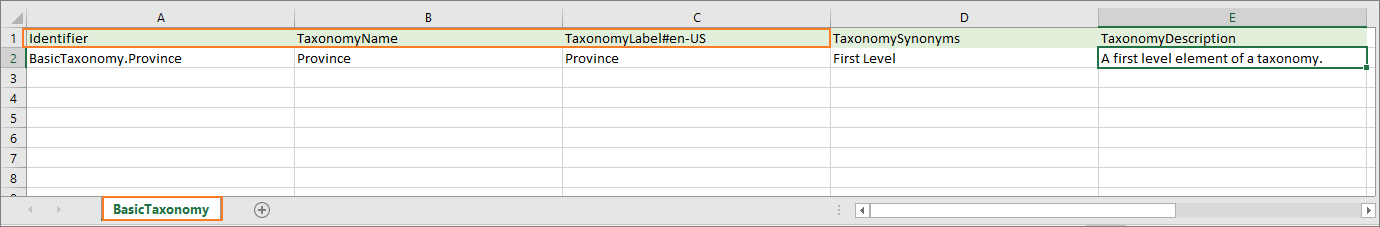 Import using Excel | Sitecore Documentation
