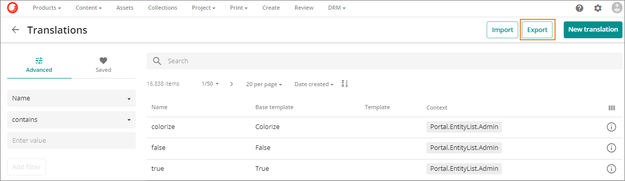 Export and Import Translations | Sitecore Documentation Export and Import Translations | Sitecore Documentation